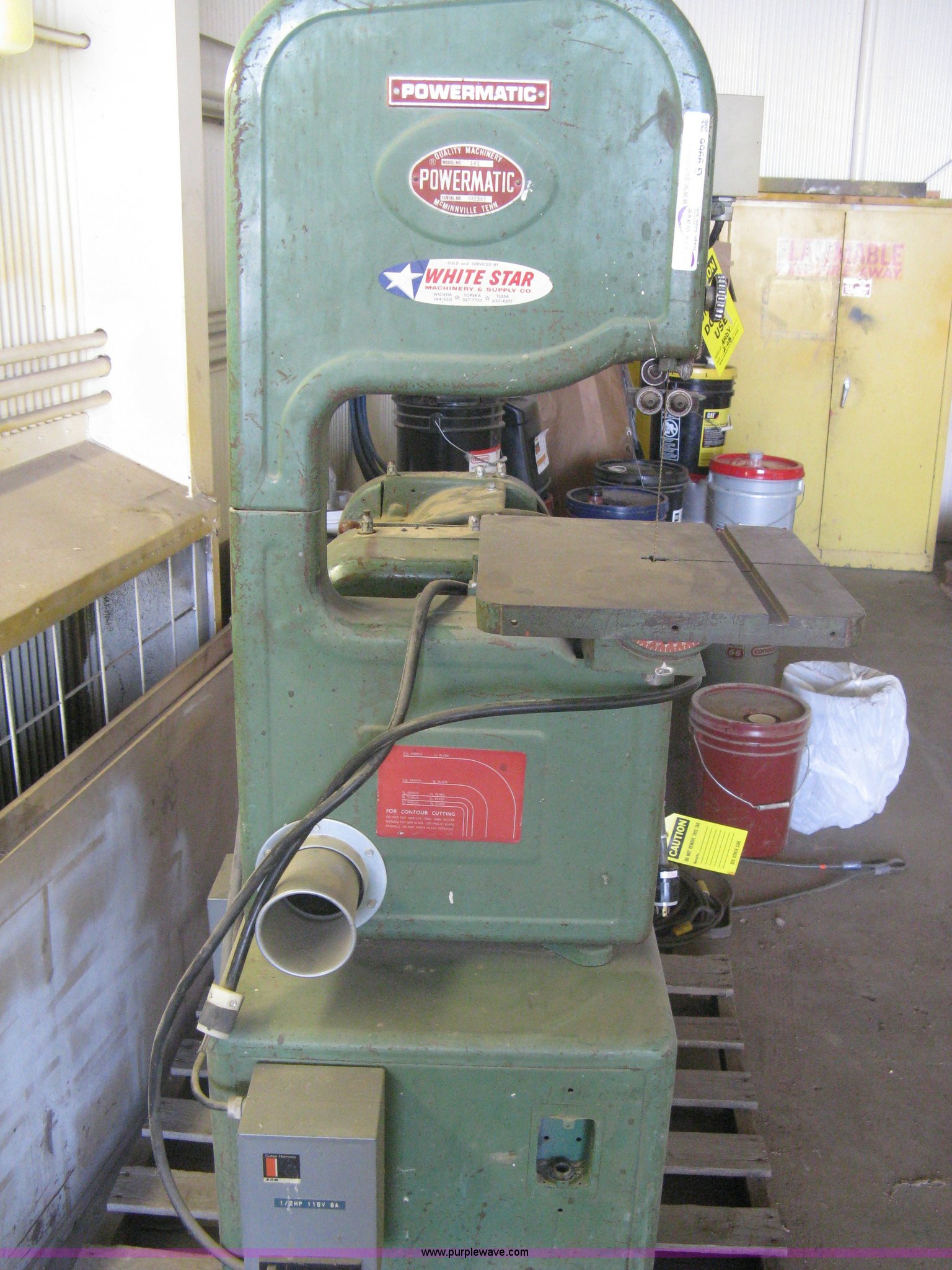 Powermatic 141 upright scroll saw in Wichita, KS | Item G9966 sold ...