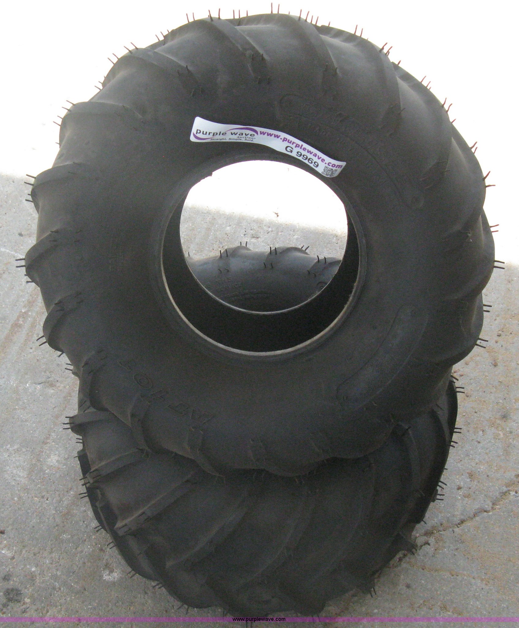(2) off-road tire casings in Wichita, KS | Item G9969 sold | Purple Wave