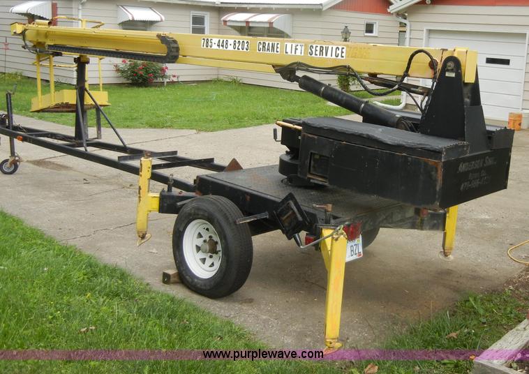 1996 Workforce XLB-4232 boom lift crane with trailer in Garnett, KS ...