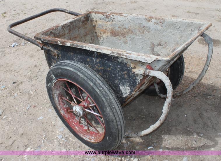 Concrete wheel barrow in Halstead, KS | Item D7985 sold | Purple Wave