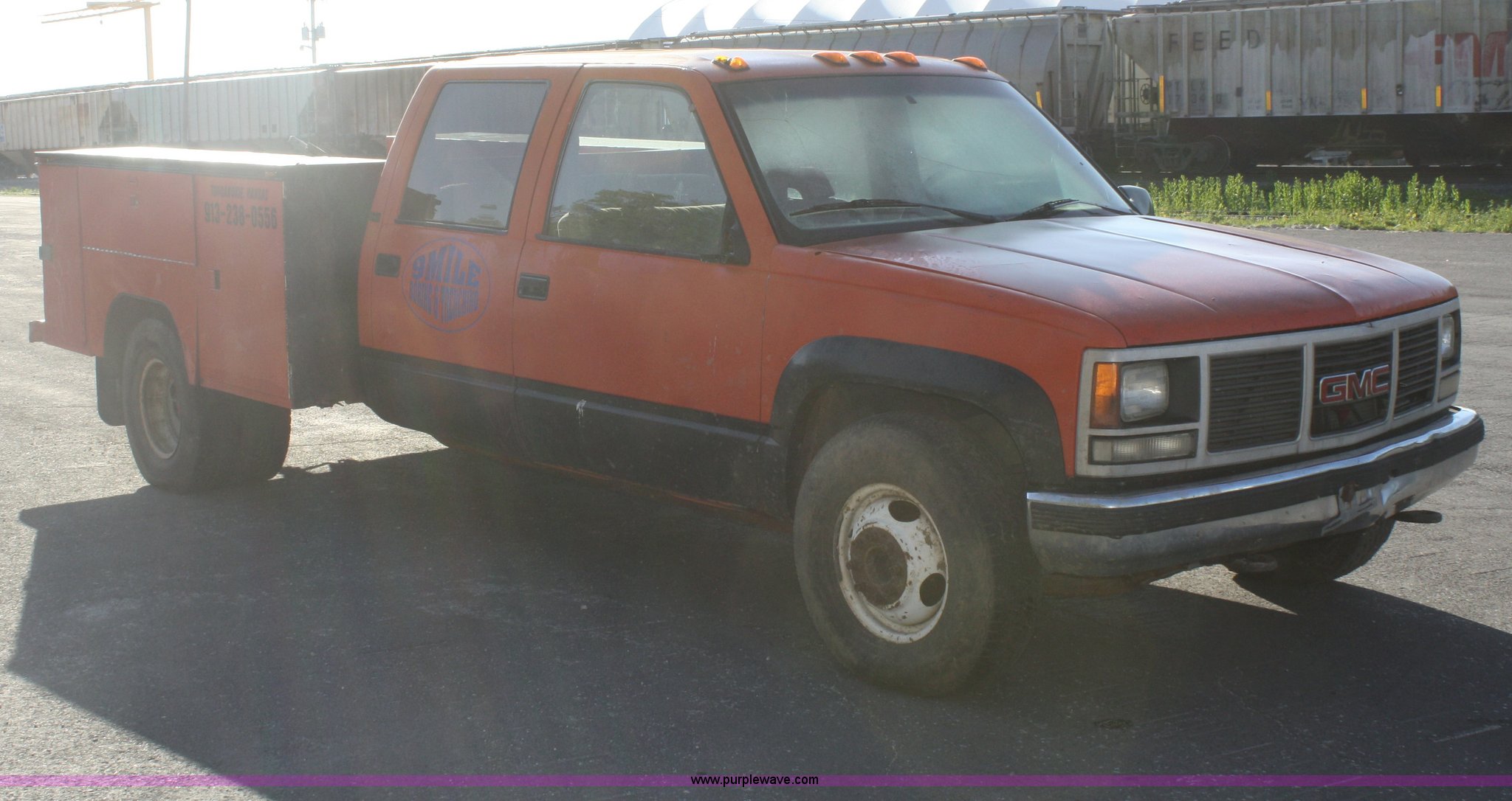 1992 GMC Sierra K3500 SL crew cab utility pickup truck in Bonner ...
