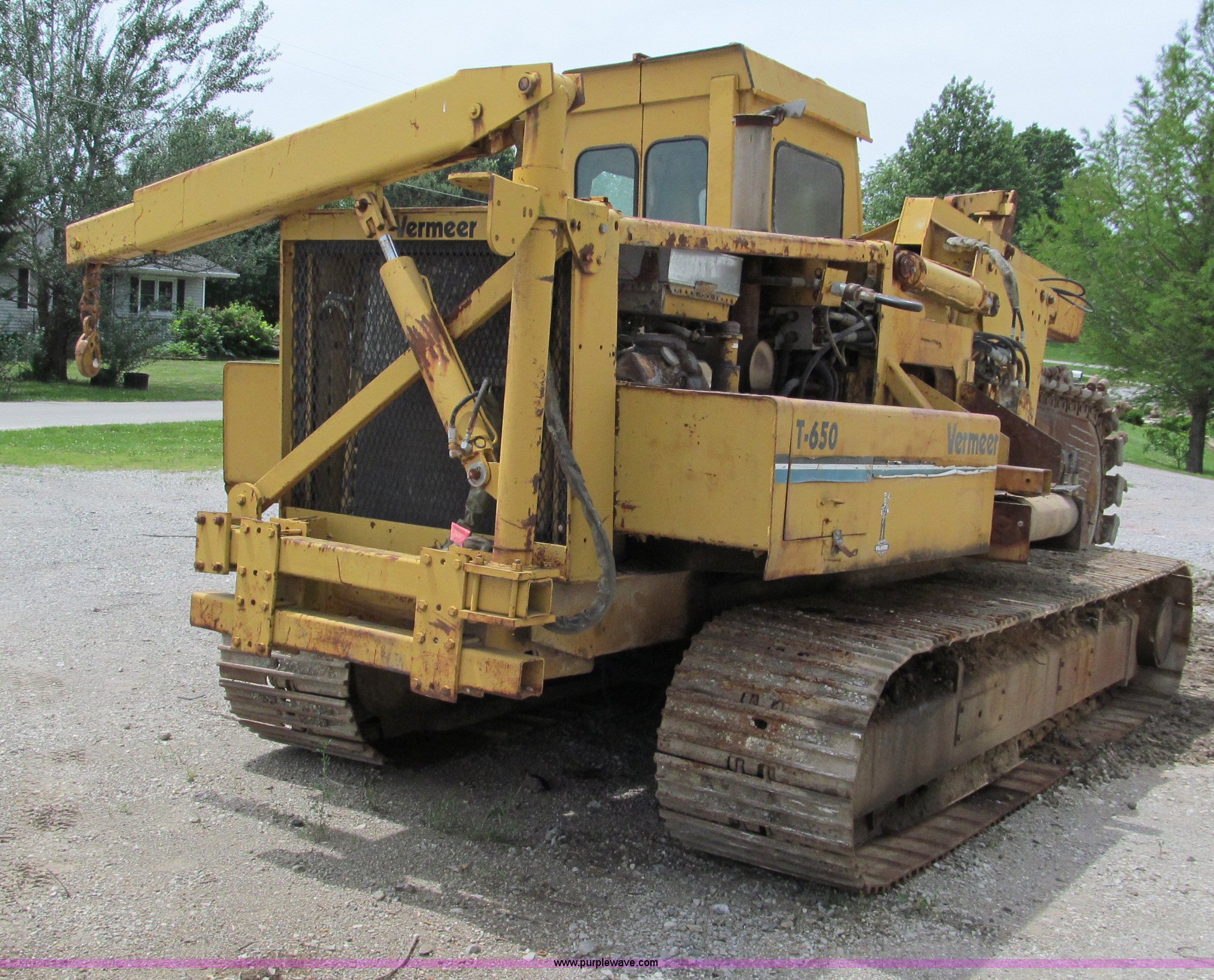 1988 Vermeer T650 trencher in Albany, MO | Item C2146 sold | Purple Wave