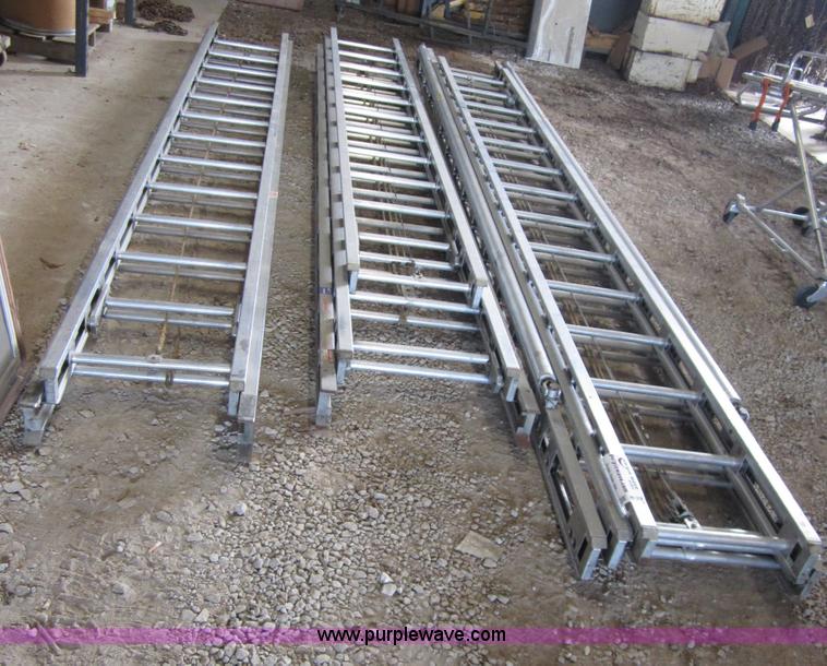 (3) fire truck extension ladders in Dodge City, KS | Item B3265 sold ...