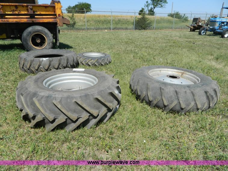 (3) tractor tires in Salina, KS | Item B3690 sold | Purple Wave
