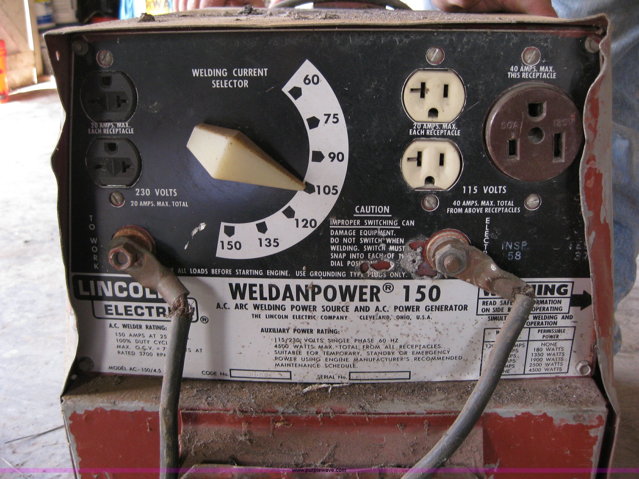 Lincoln WeldanPower 150 arc welder/generator in St. Paul, KS | Item ...
