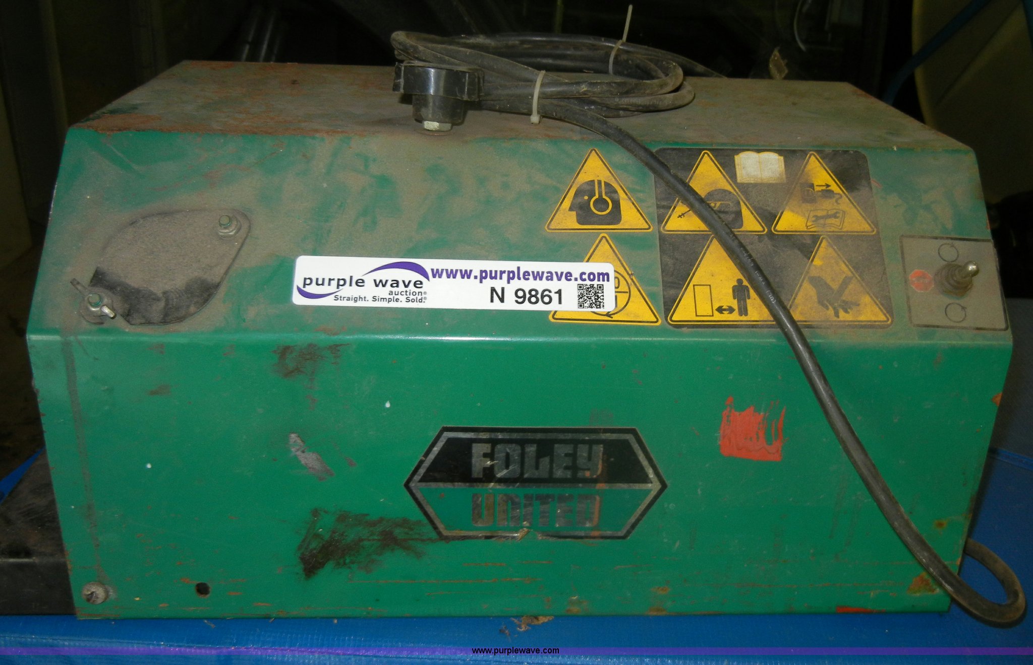 Foley United 377 blade sharpener in Shawnee, KS | Item N9861 sold ...