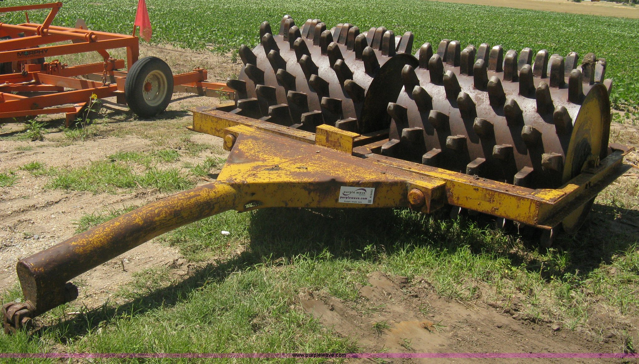 Double drum padfoot roller in Maize, KS | Item A6443 sold | Purple Wave