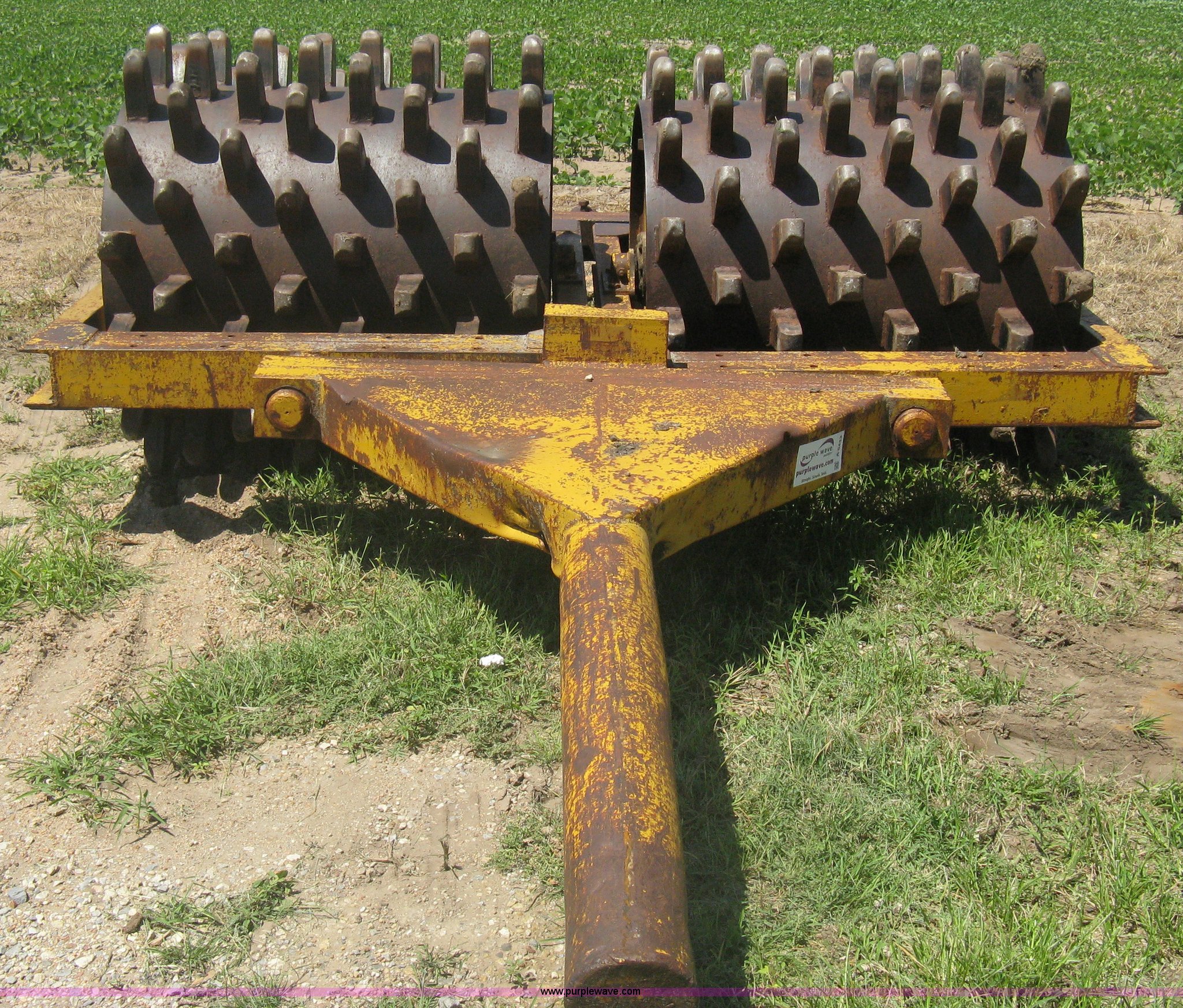 Double drum padfoot roller in Maize, KS | Item A6443 sold | Purple Wave