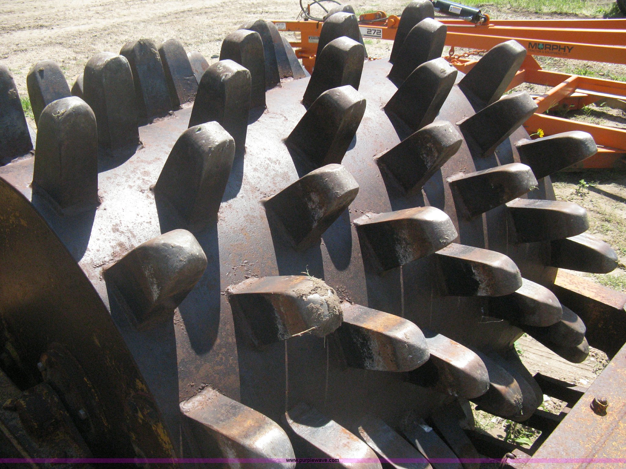 Double drum padfoot roller in Maize, KS | Item A6443 sold | Purple Wave