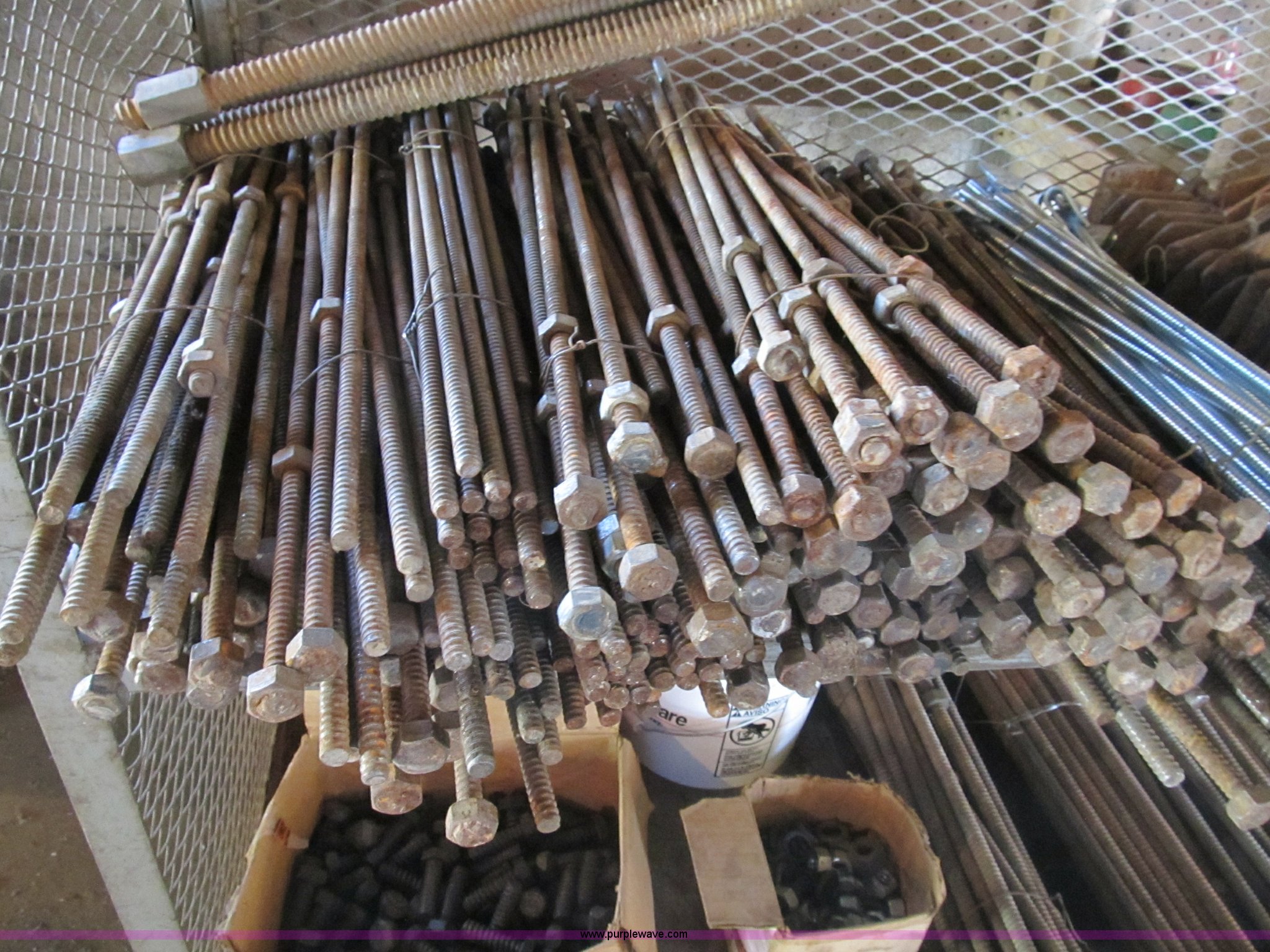 Coil bolts, coil rod, EFCO bolts, with assorted washers and spacers in ...