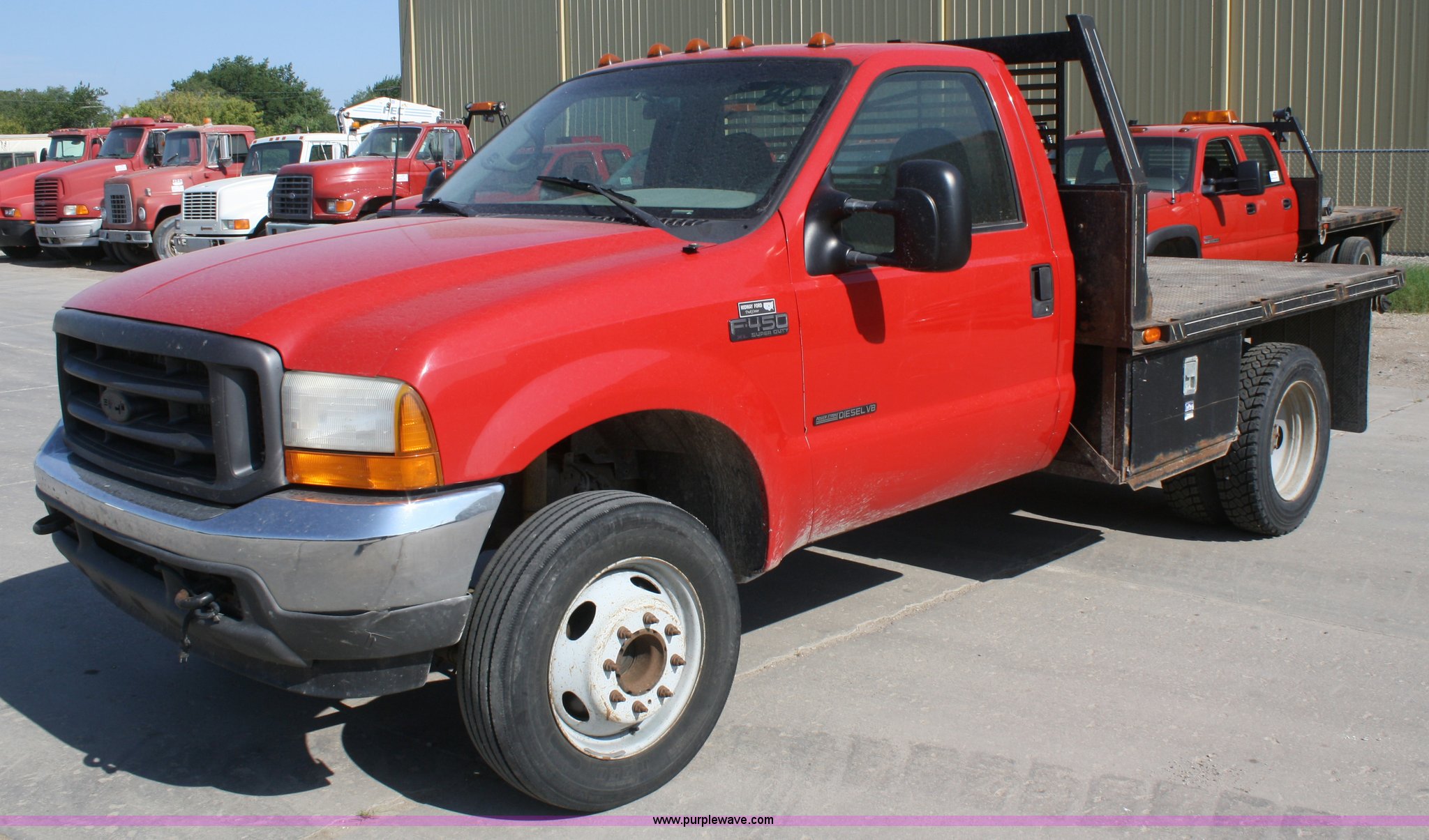 2001 Ford F450 XL Super Duty flatbed pickup truck in Topeka, KS | Item ...