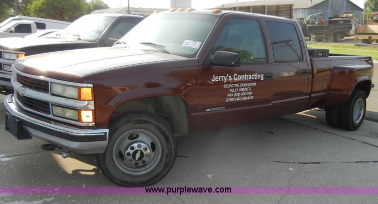 1998 Chevrolet Silverado C3500 crew cab pickup truck in Junction City ...