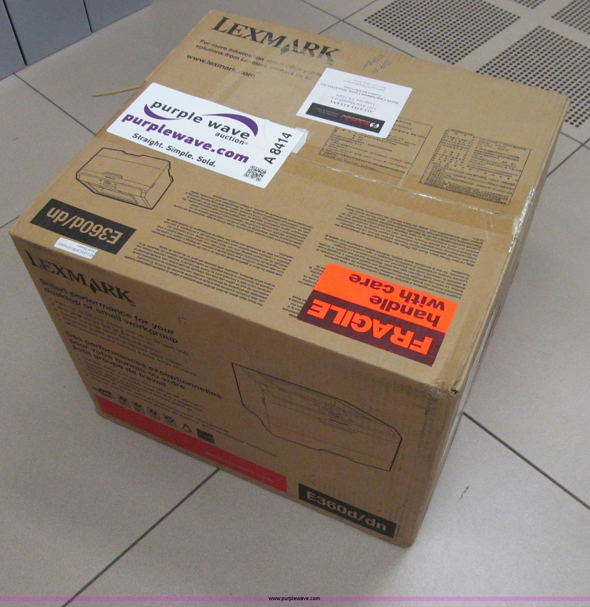 Lexmark E360 d/dn black and white printer in Iowa City, IA | Item A8414 ...