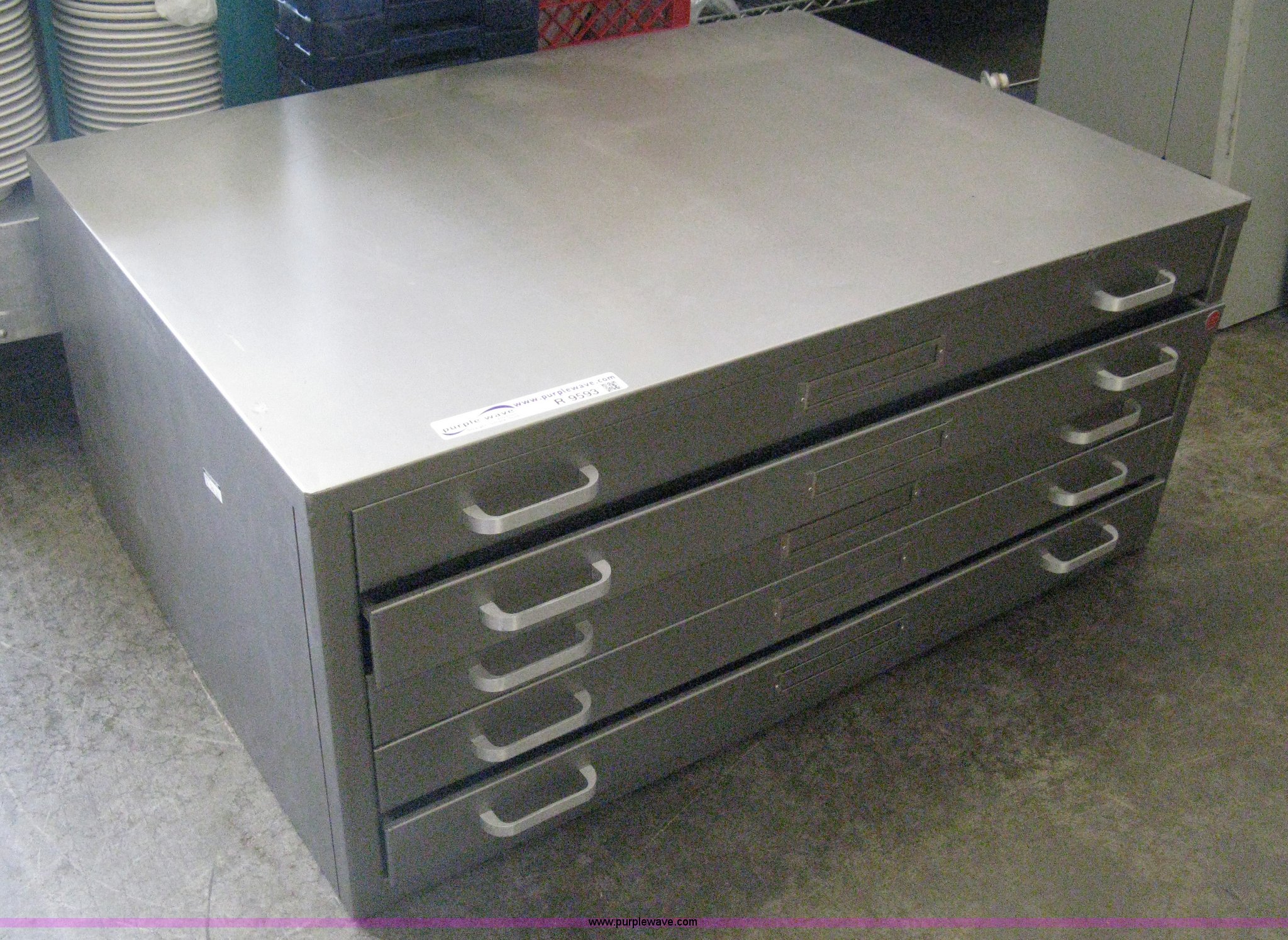Five drawer steel blueprint cabinet in Wichita, KS | Item R9593 sold ...