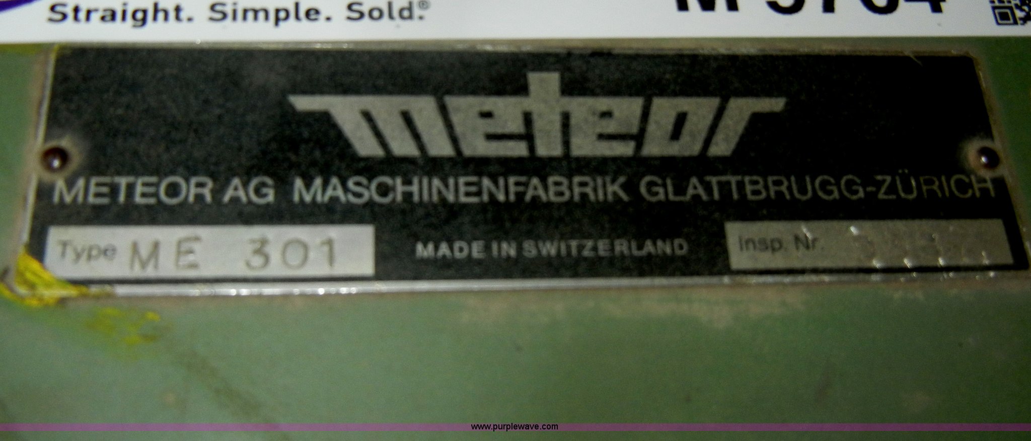 Meteor Amacoil and armature winding machine in Olathe, KS | Item M9704 sold | Purple Wave