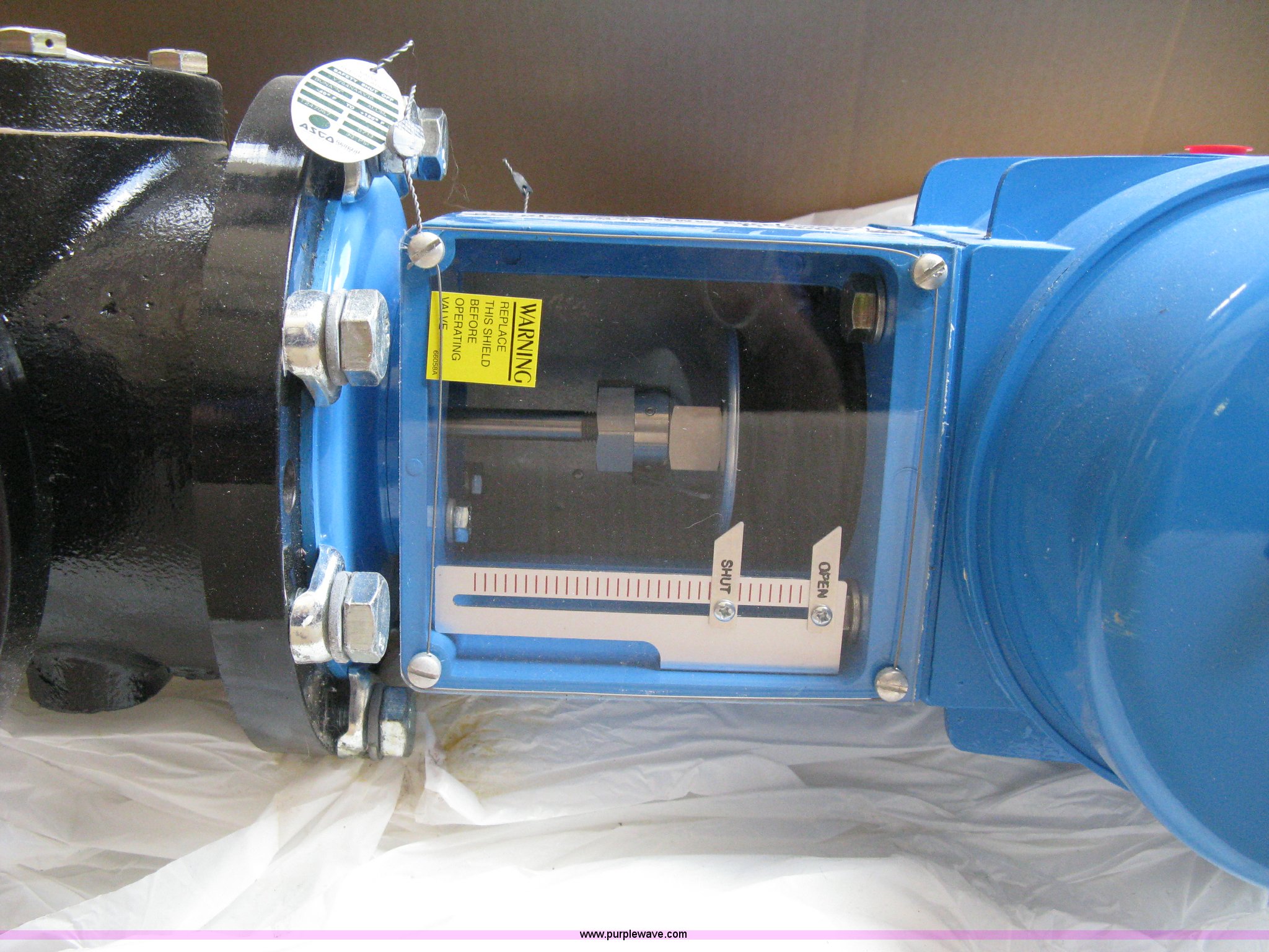 ASCO H137 Hydramotor 4" high flow high pressure gas valve in Wichita ...