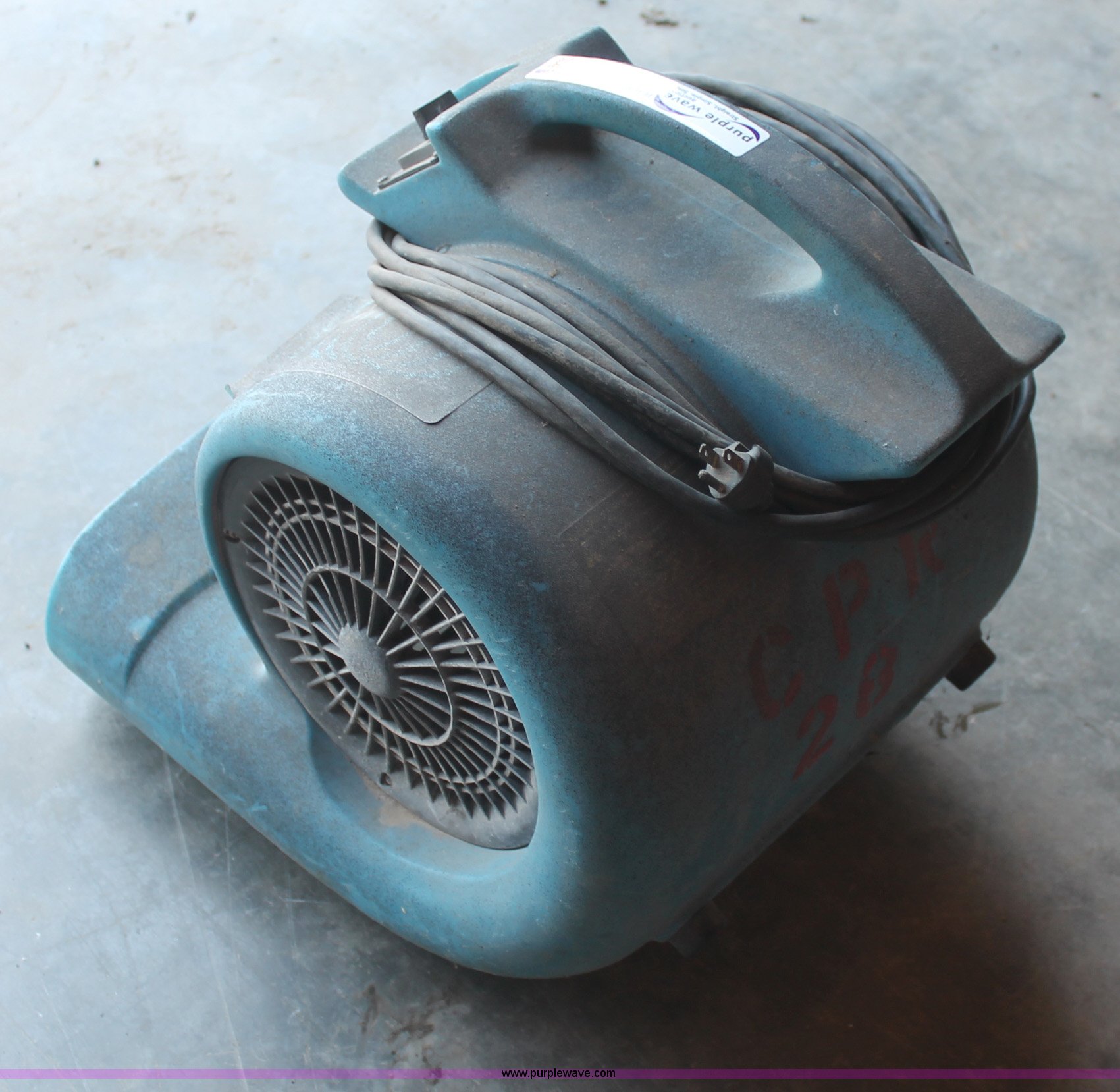 Sahara Pro Turbo floor dryer in Odessa, MO | Item L9953 sold | Purple Wave