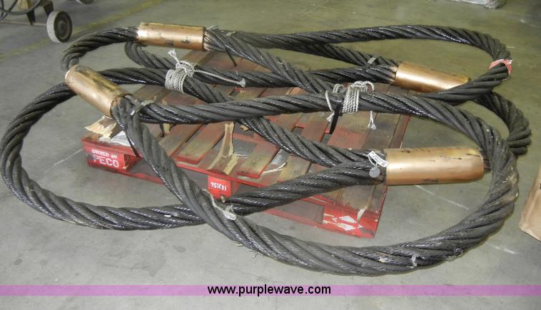 (2) Southwest Wire Rope 14'L x 3" diameter wire chokers in Olathe, KS ...