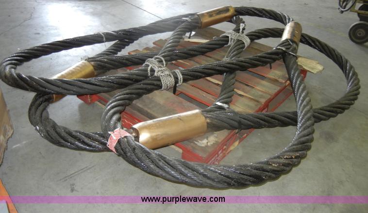 (2) Southwest Wire Rope 14'L x 3" diameter wire chokers in Olathe, KS ...
