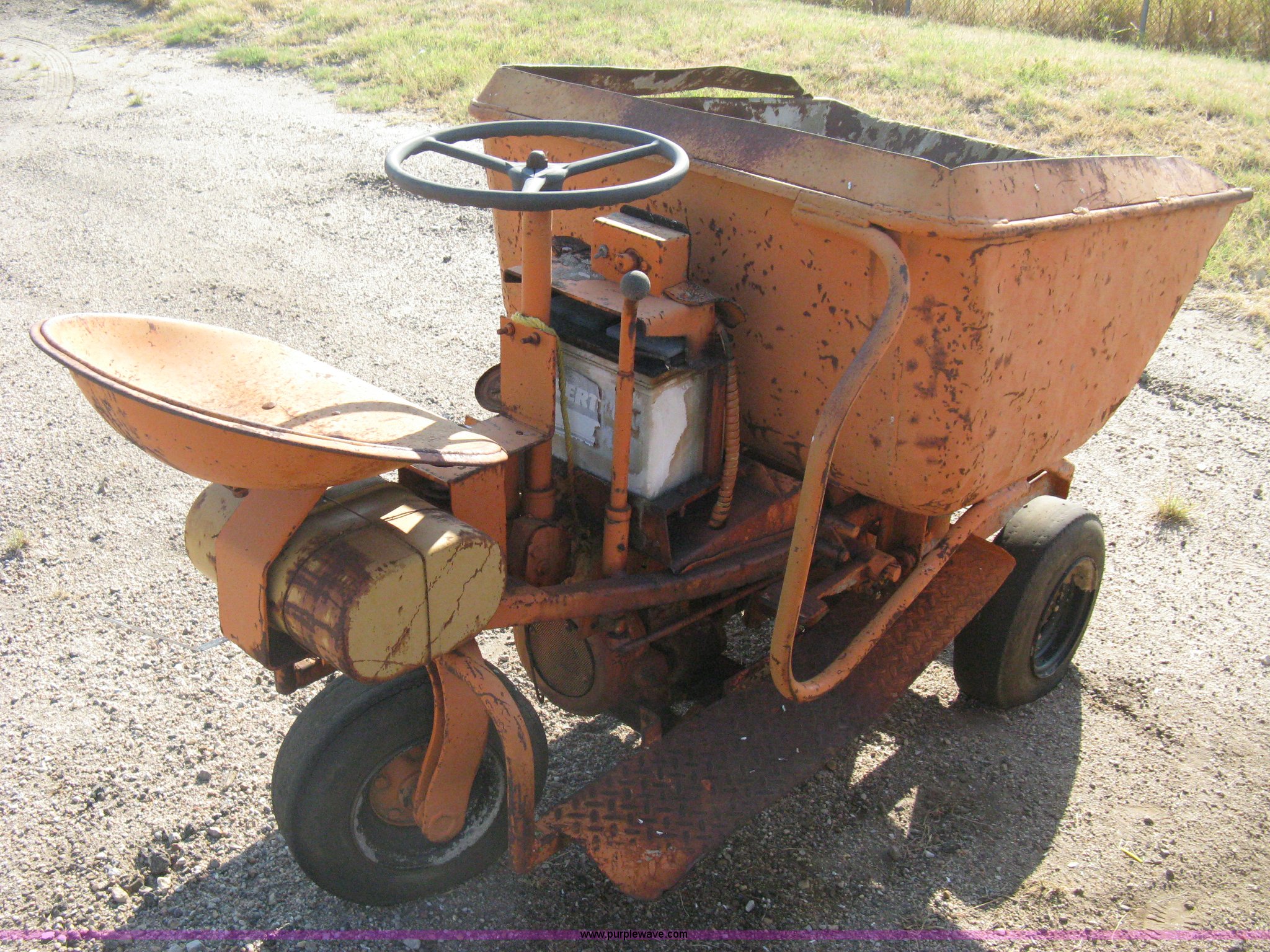 (2) Prime-Mover ride-on cement buggies in Wichita, KS | Item B8004 sold ...