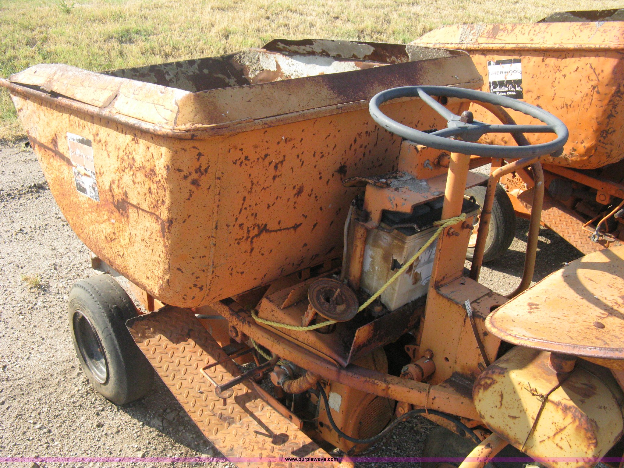 (2) Prime-Mover ride-on cement buggies in Wichita, KS | Item B8004 sold ...