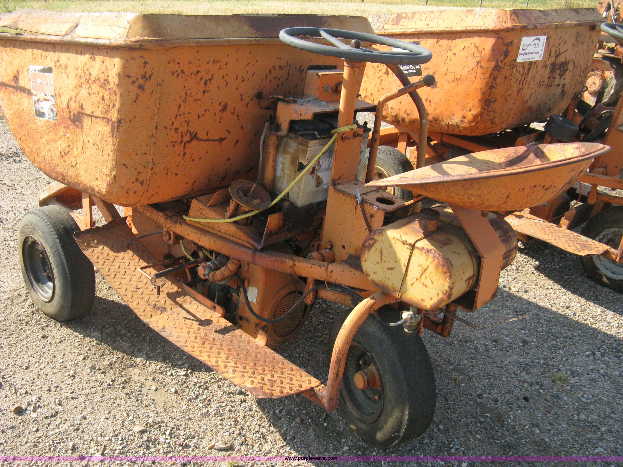 (2) Prime-Mover ride-on cement buggies in Wichita, KS | Item B8004 sold ...