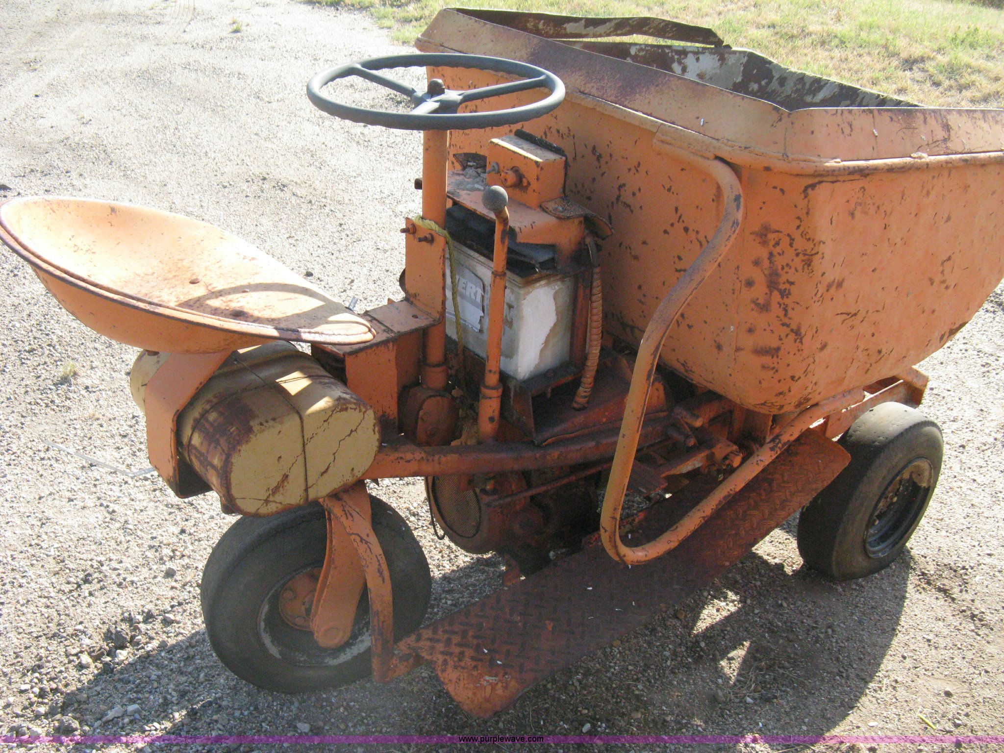 (2) Prime-Mover ride-on cement buggies in Wichita, KS | Item B8004 sold ...
