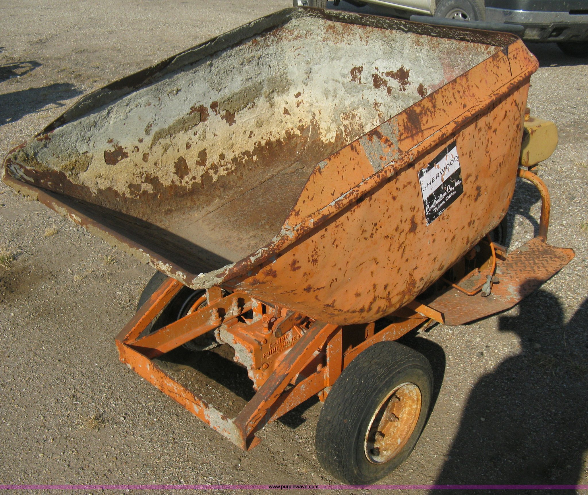 (2) Prime-Mover ride-on cement buggies in Wichita, KS | Item B8004 sold ...