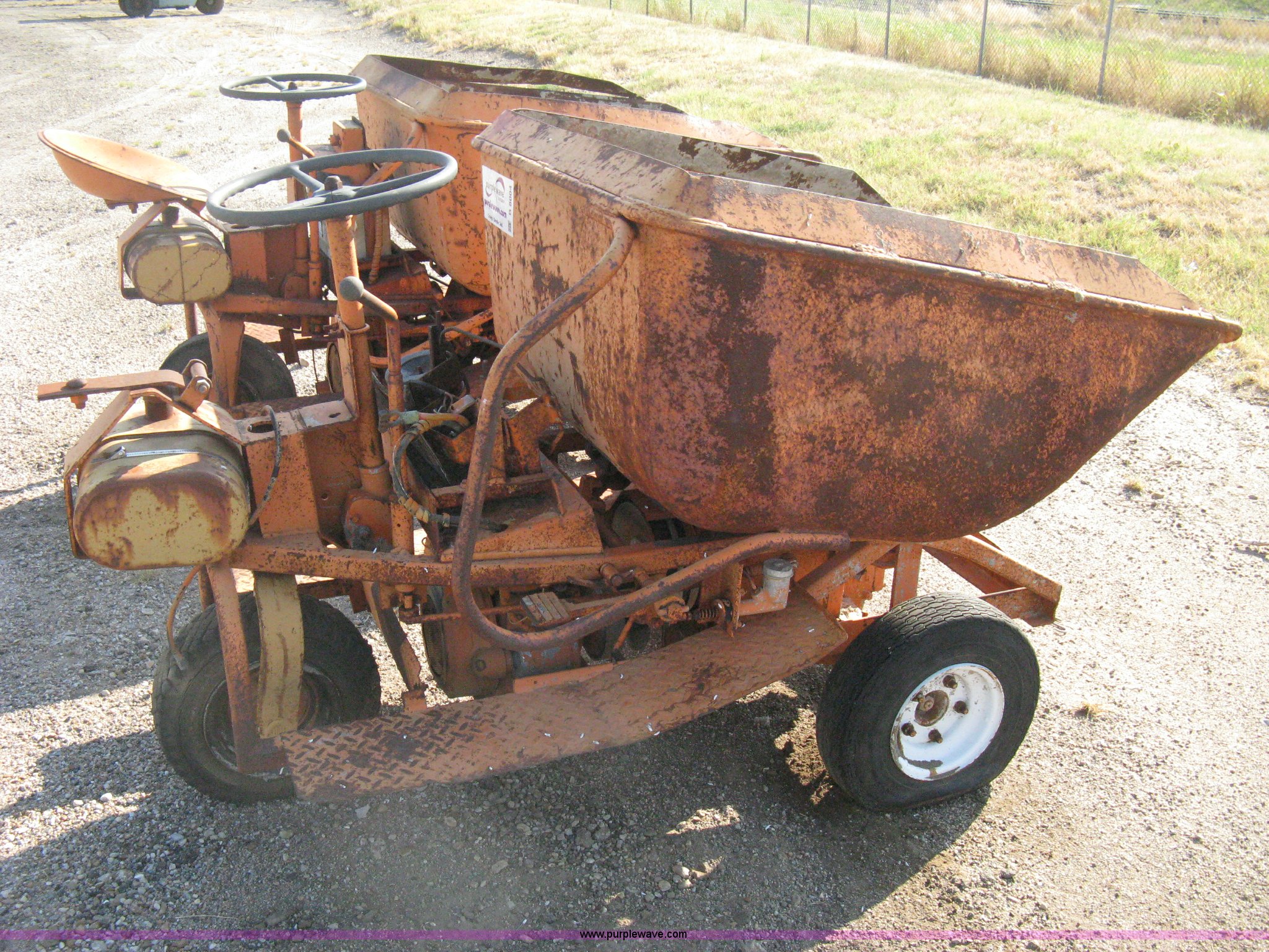 (2) Prime-Mover ride-on cement buggies in Wichita, KS | Item B8004 sold ...