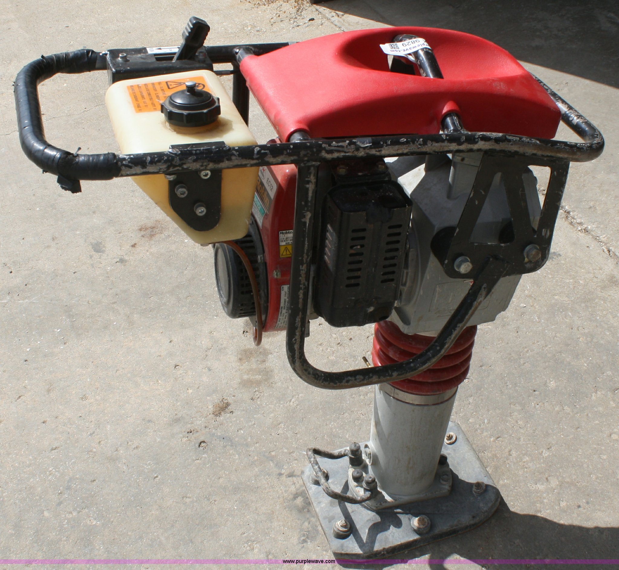 Stone stamper compactor in Paola, KS | Item K9829 sold | Purple Wave