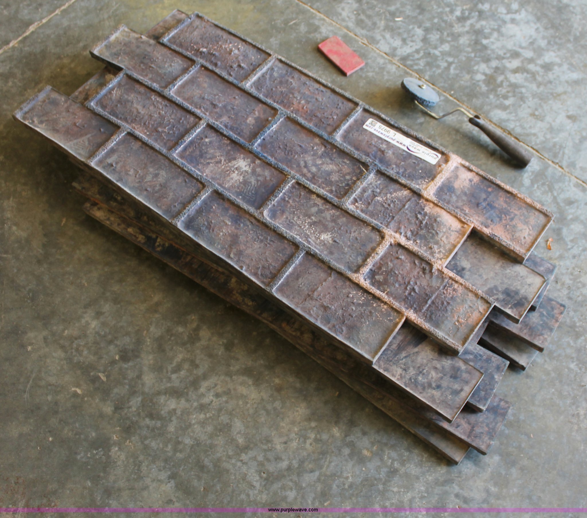 (5) brick form four-course brick border concrete stamps in Greenwood ...