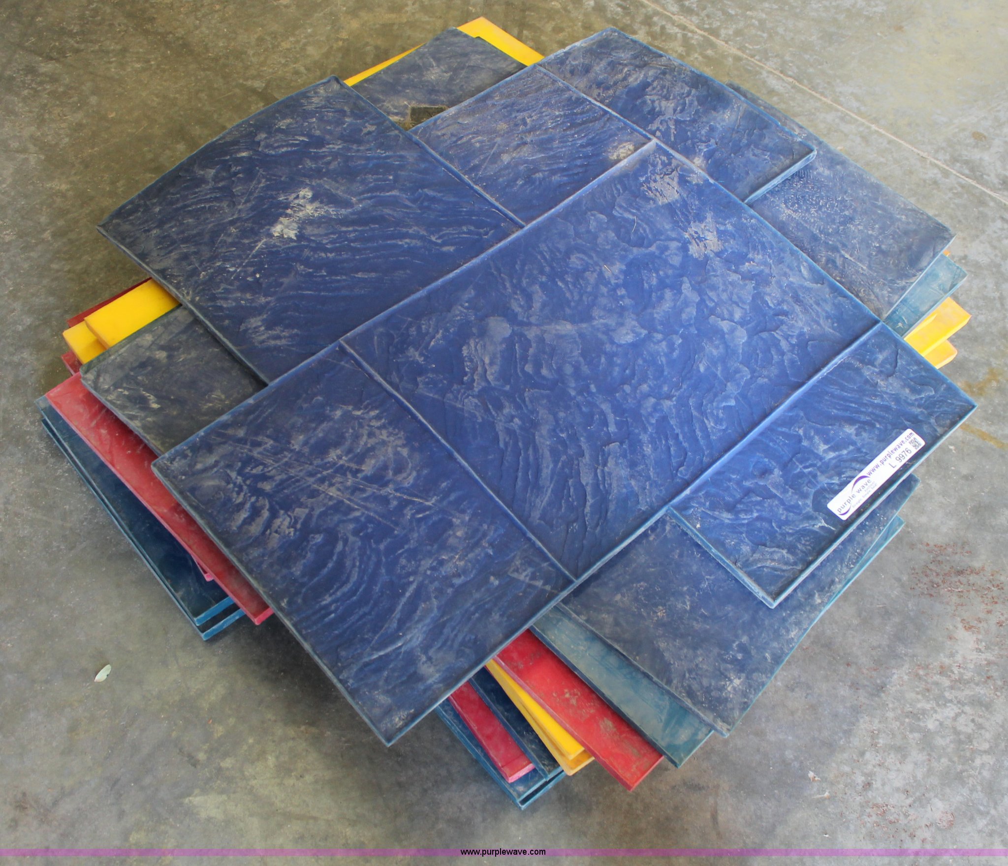 Mat-Crete Royal Ashler slate concrete stamps in Greenwood, MO | Item ...