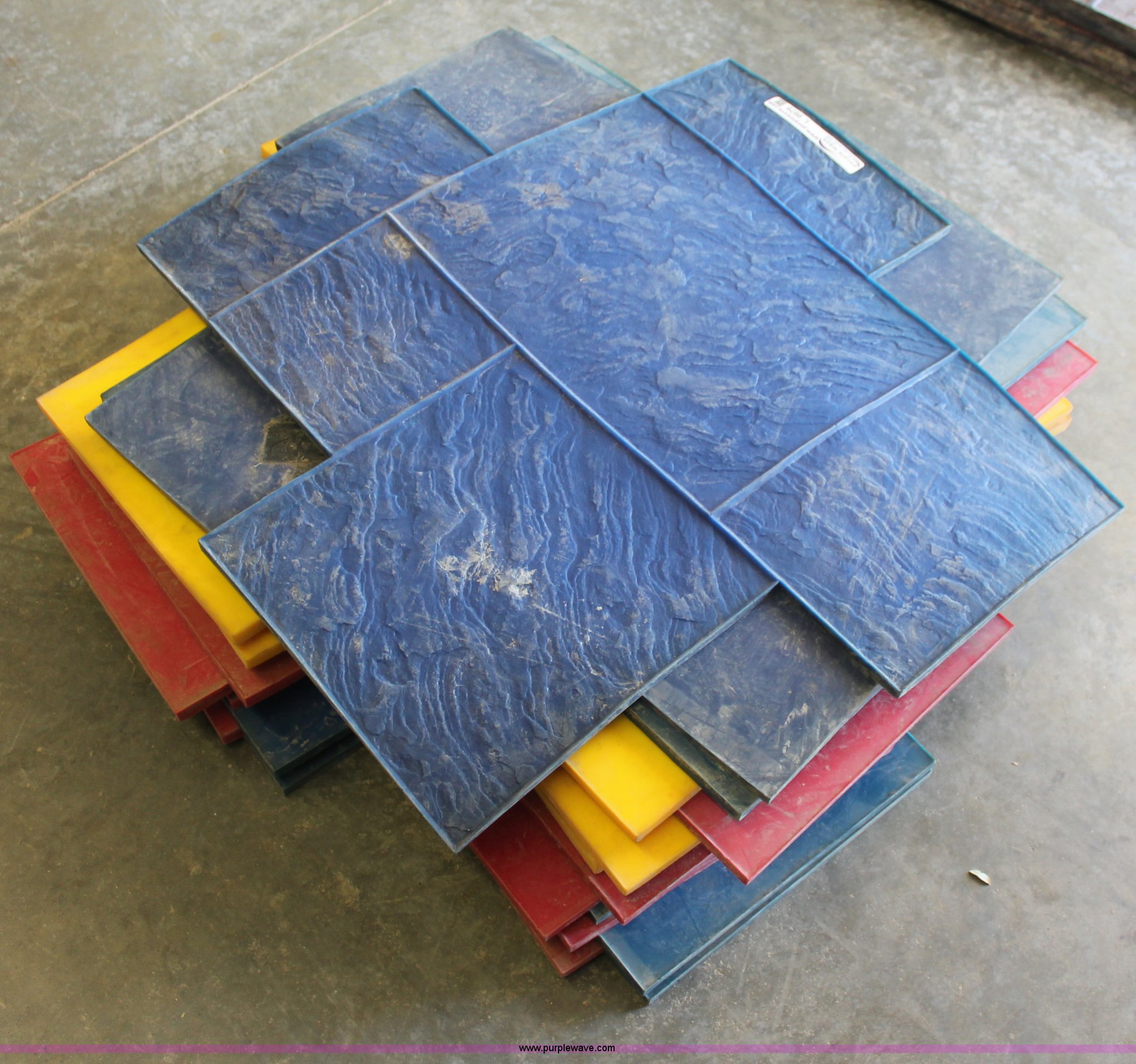Mat-Crete Royal Ashler slate concrete stamps in Greenwood, MO | Item ...