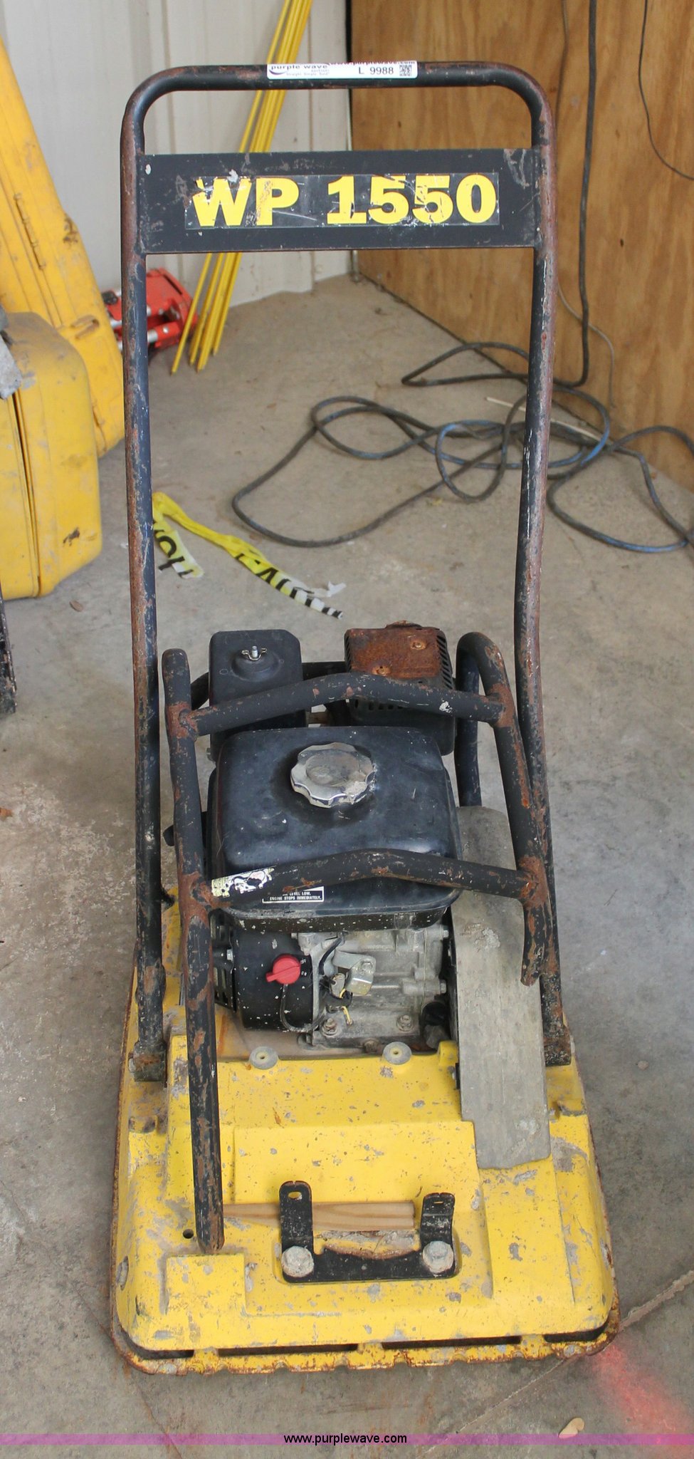 Wacker WP1550 Vibroplate in Greenwood, MO | Item L9988 sold | Purple Wave