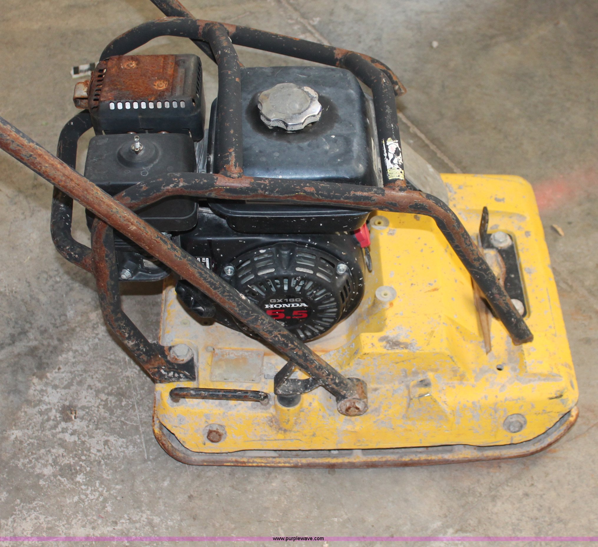 Wacker WP1550 Vibroplate in Greenwood, MO | Item L9988 sold | Purple Wave