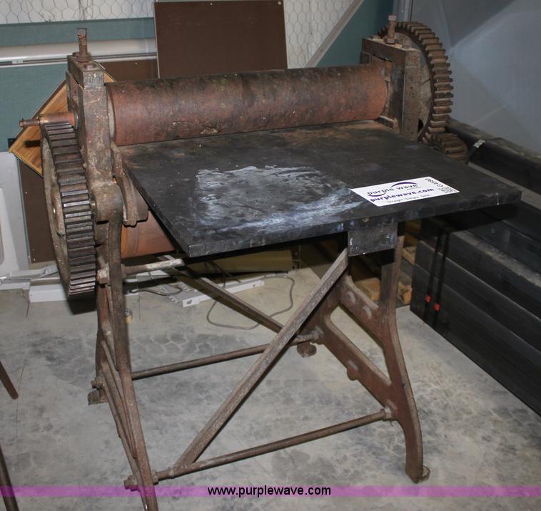 Sturgis Intaglio press in Emporia, KS | Item G4580 sold | Purple Wave