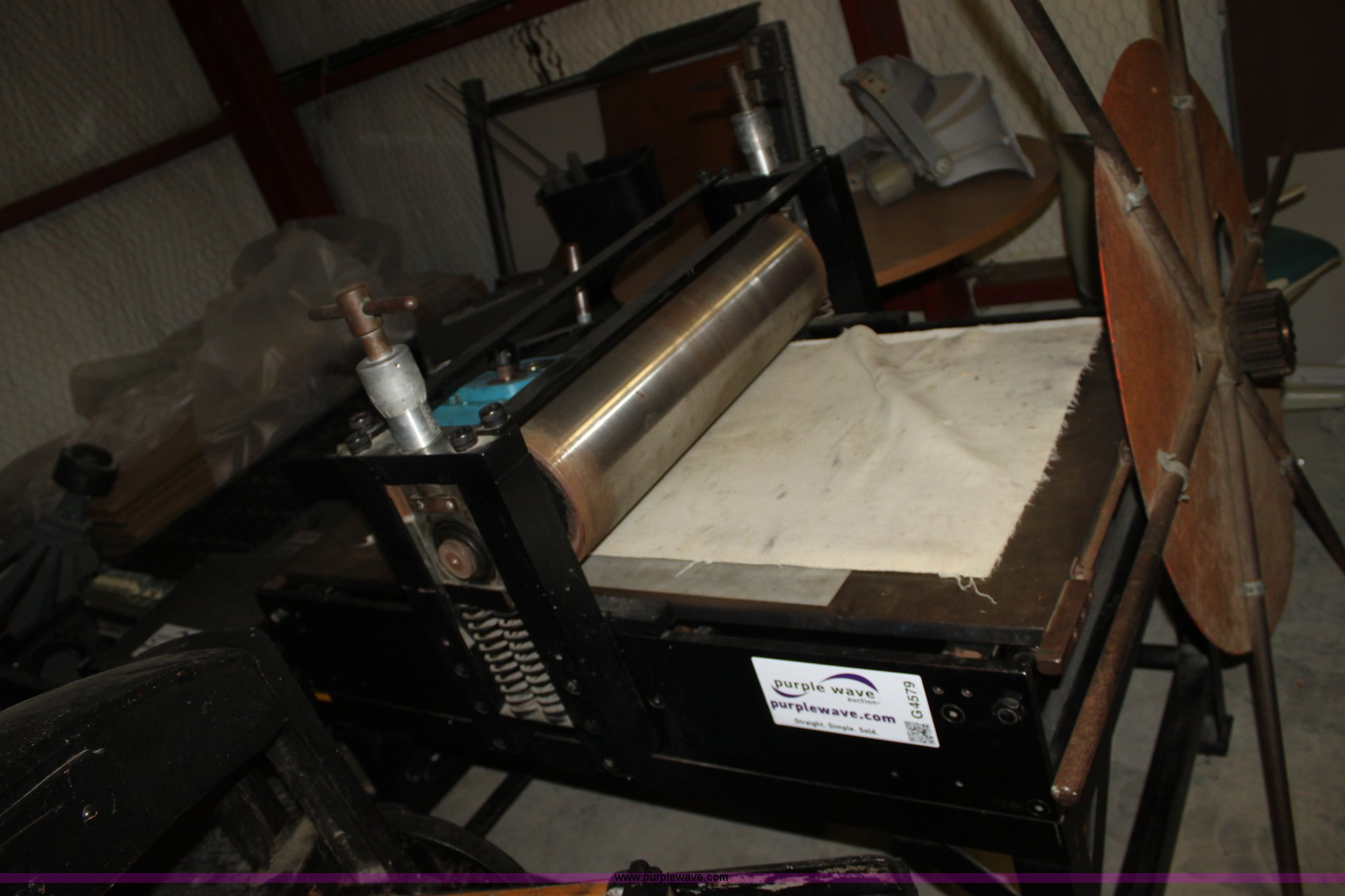 Charles Brand Intaglio press in Emporia, KS | Item G4579 sold | Purple Wave