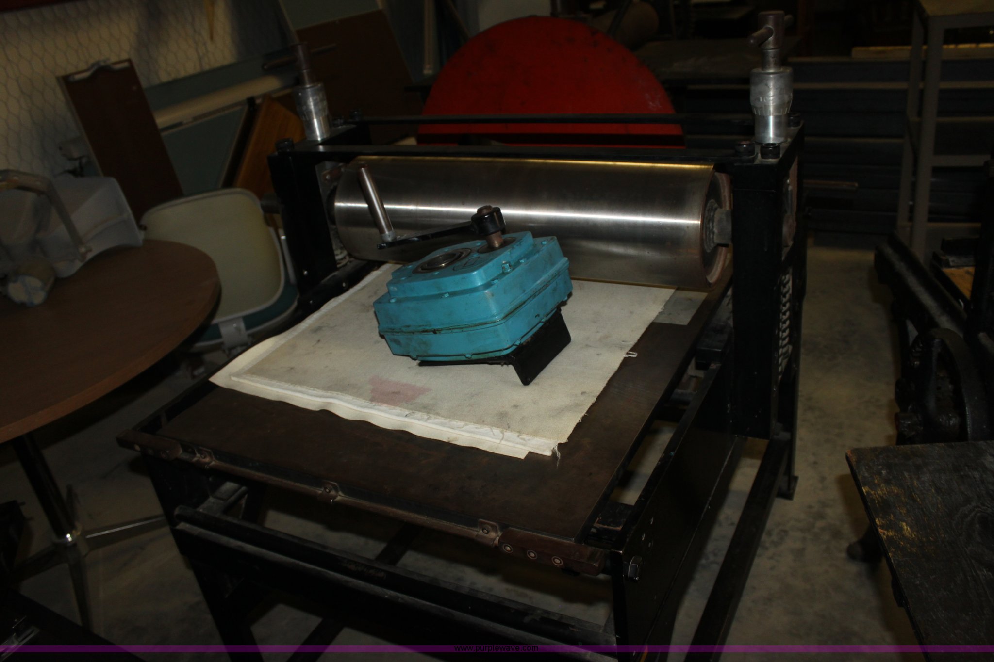 Charles Brand Intaglio press in Emporia, KS | Item G4579 sold | Purple Wave