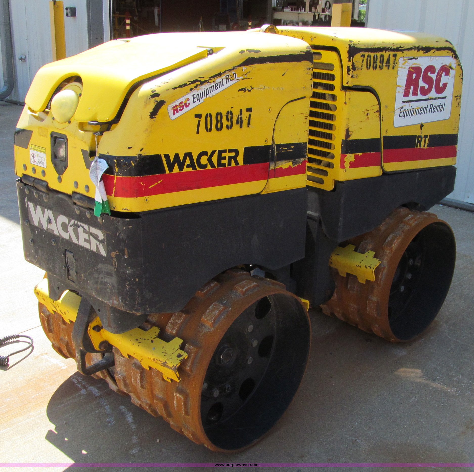 2007 Wacker RT820-SC articulating trench compactor in Quincy, IL | Item ...