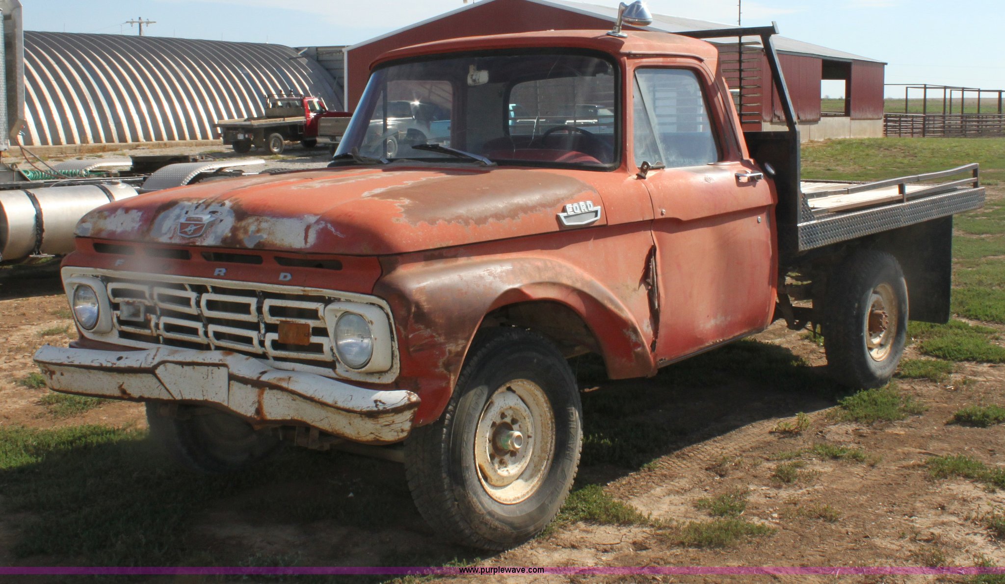 1964 Ford F100 flatbed pickup truck in Burns, KS | Item G4727 sold ...