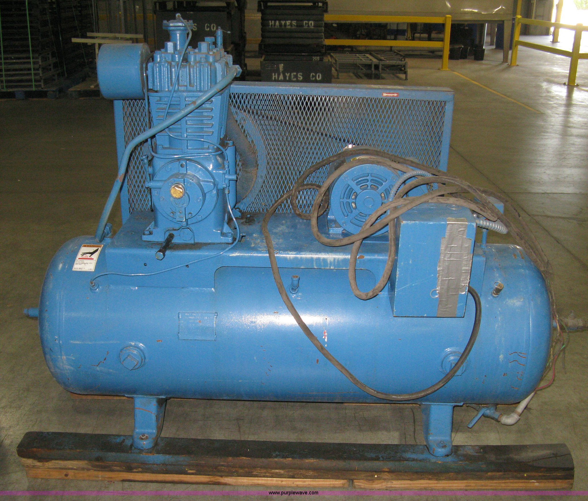 Brunner commercial air compressor in Park City, KS | Item R9628 sold ...
