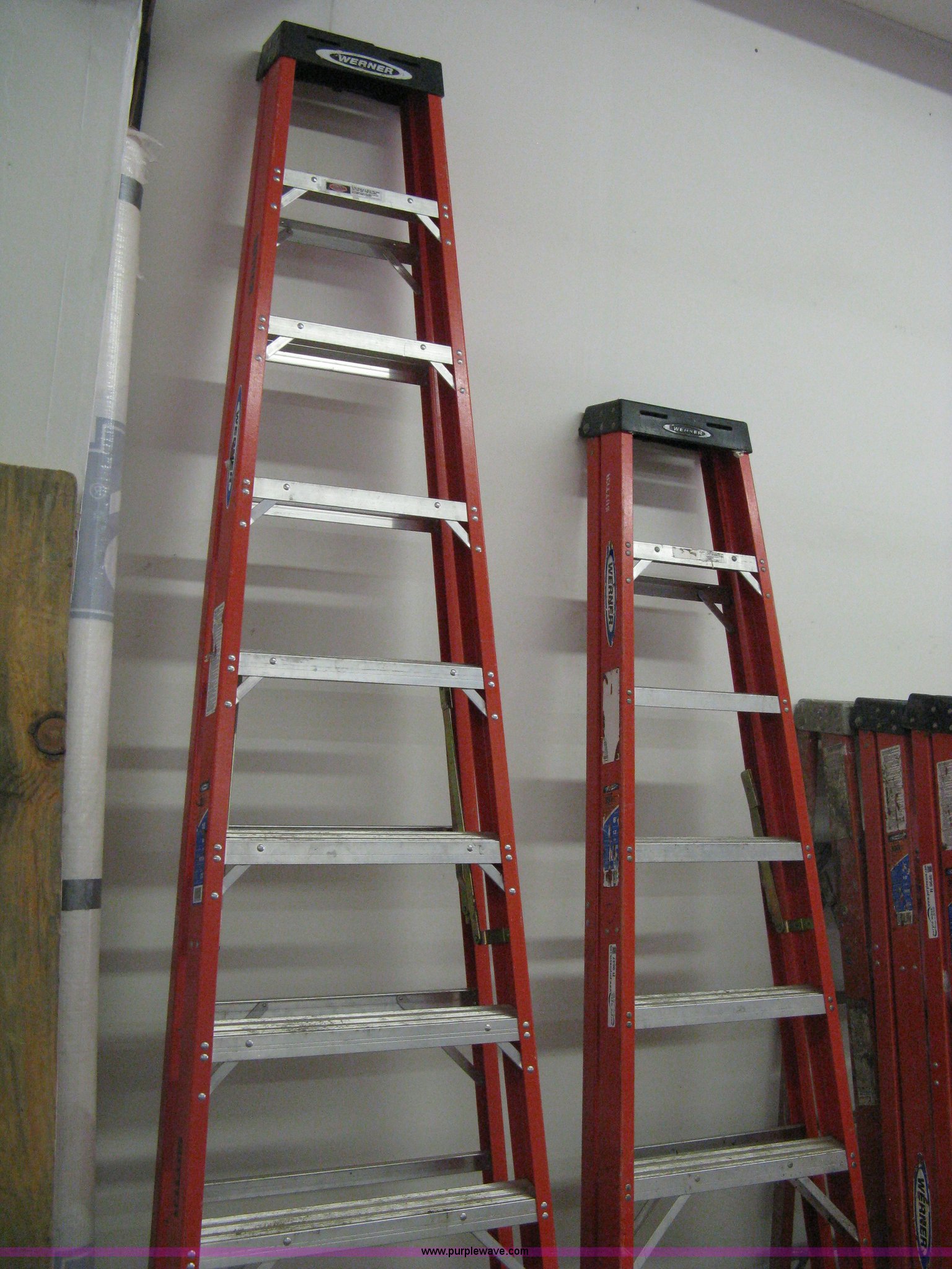 (2) Werner step ladders in Wichita, KS | Item R9647 sold | Purple Wave