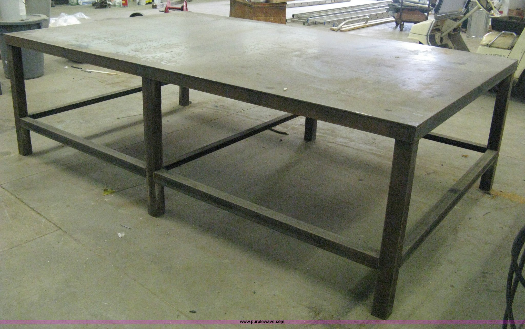 Shop built fabricating table in Wichita, KS | Item R9651 sold | Purple Wave