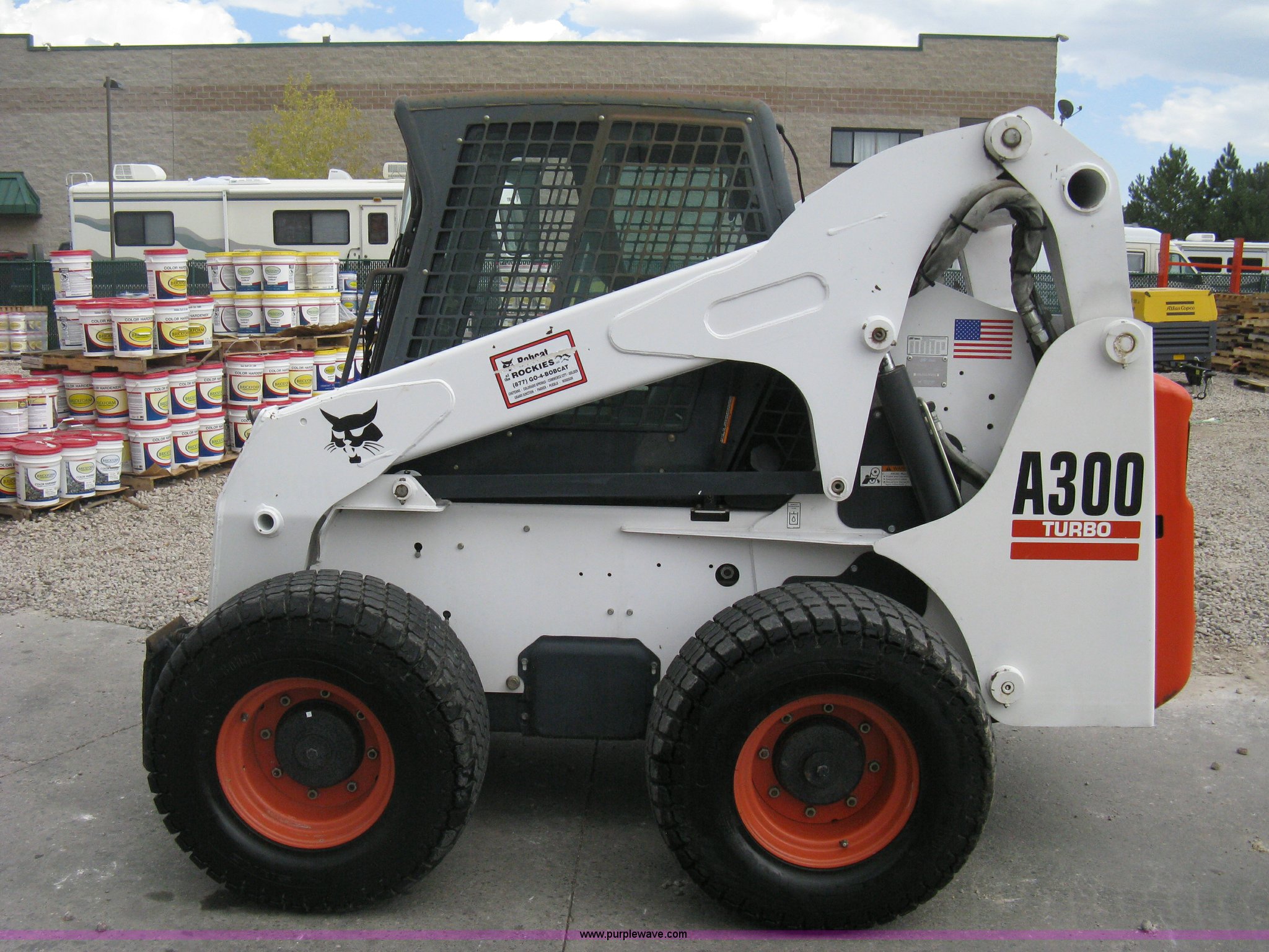 2002 Bobcat A300 Turbo skid steer in Parker, CO | Item B8093 sold ...