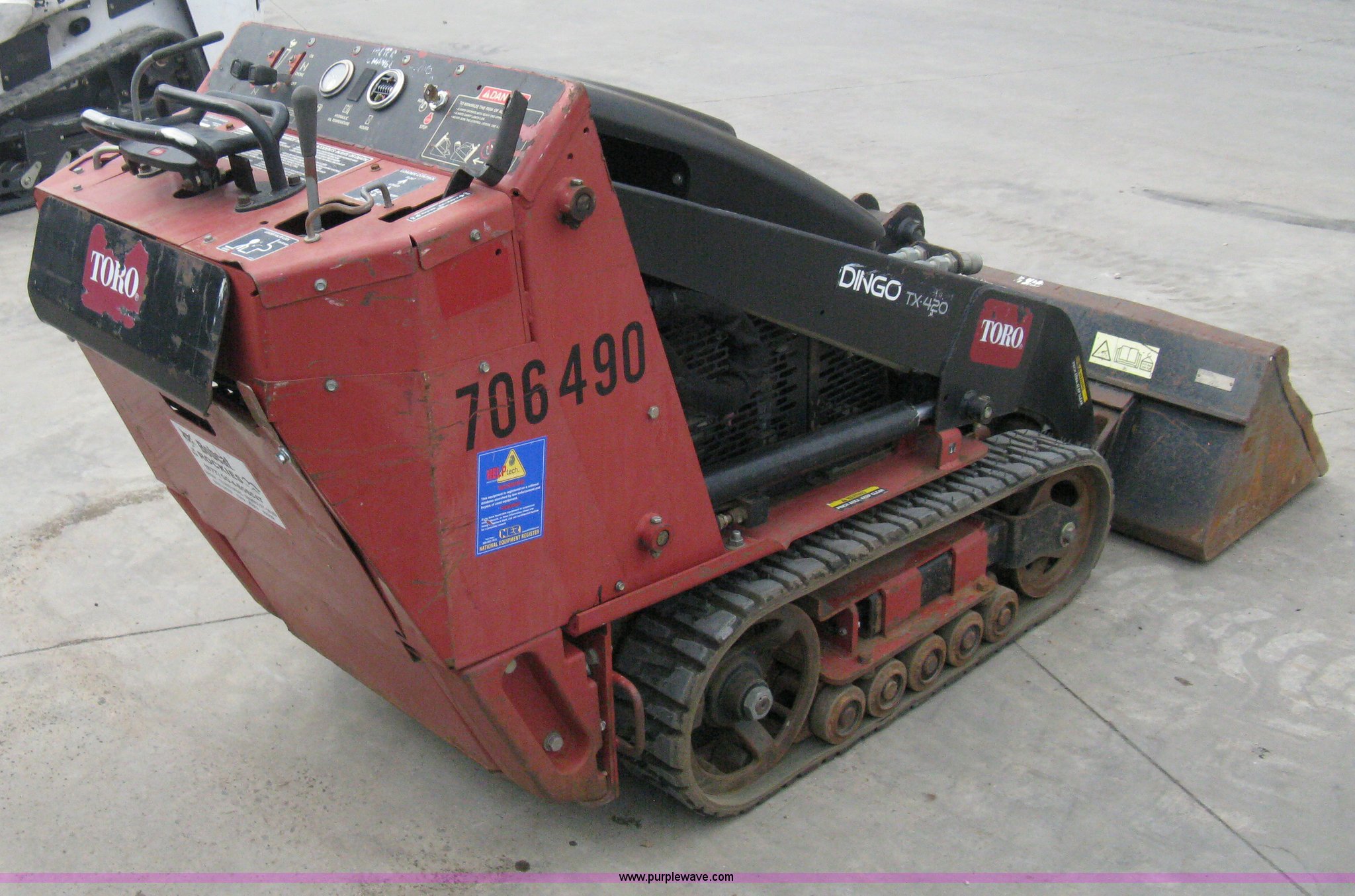 Toro Dingo TX420 walk behind track loader in Parker, CO | Item B8097 ...