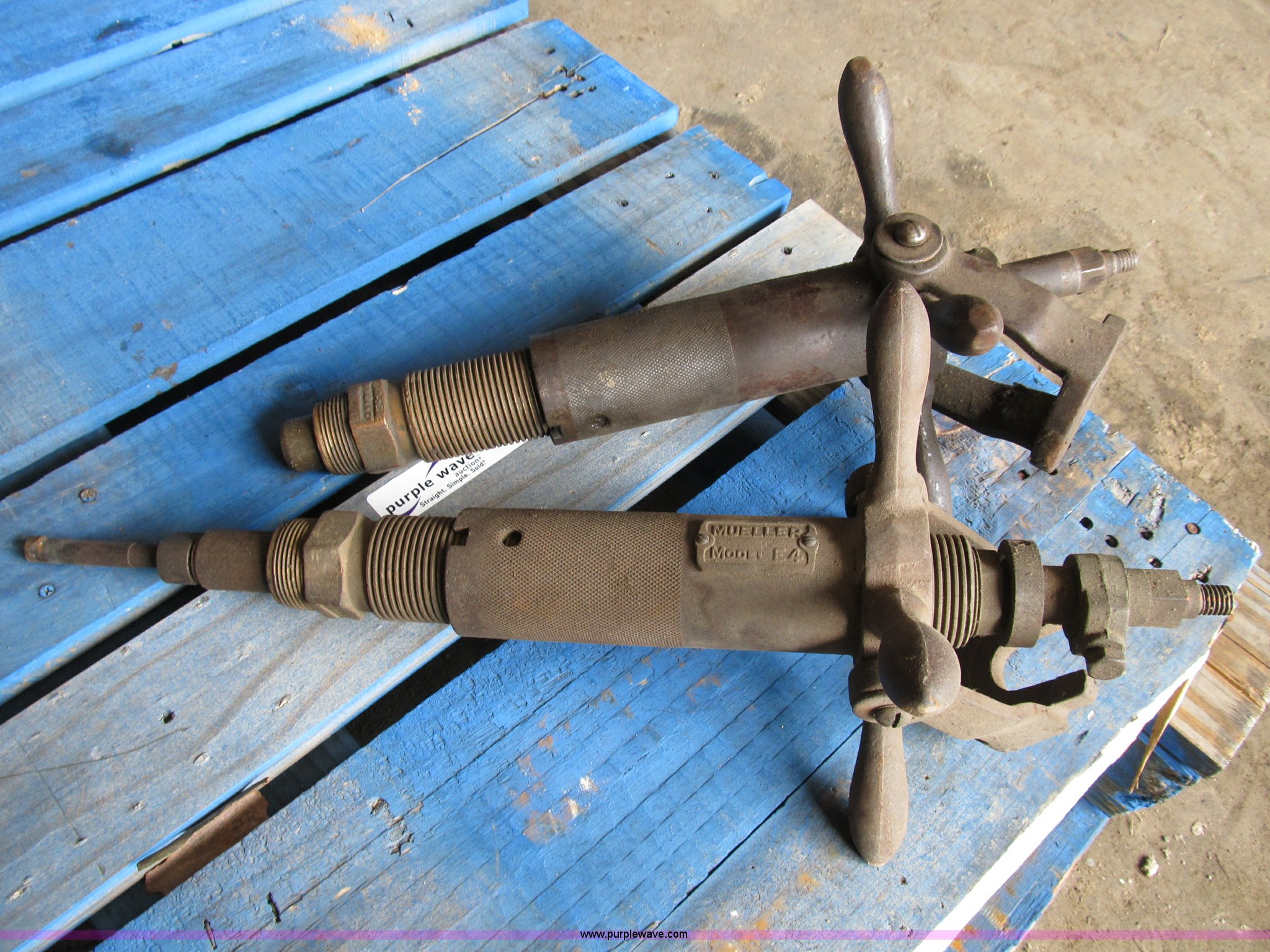 (2) Mueller E4 water taps in Wright City, MO | Item K9363 sold | Purple ...