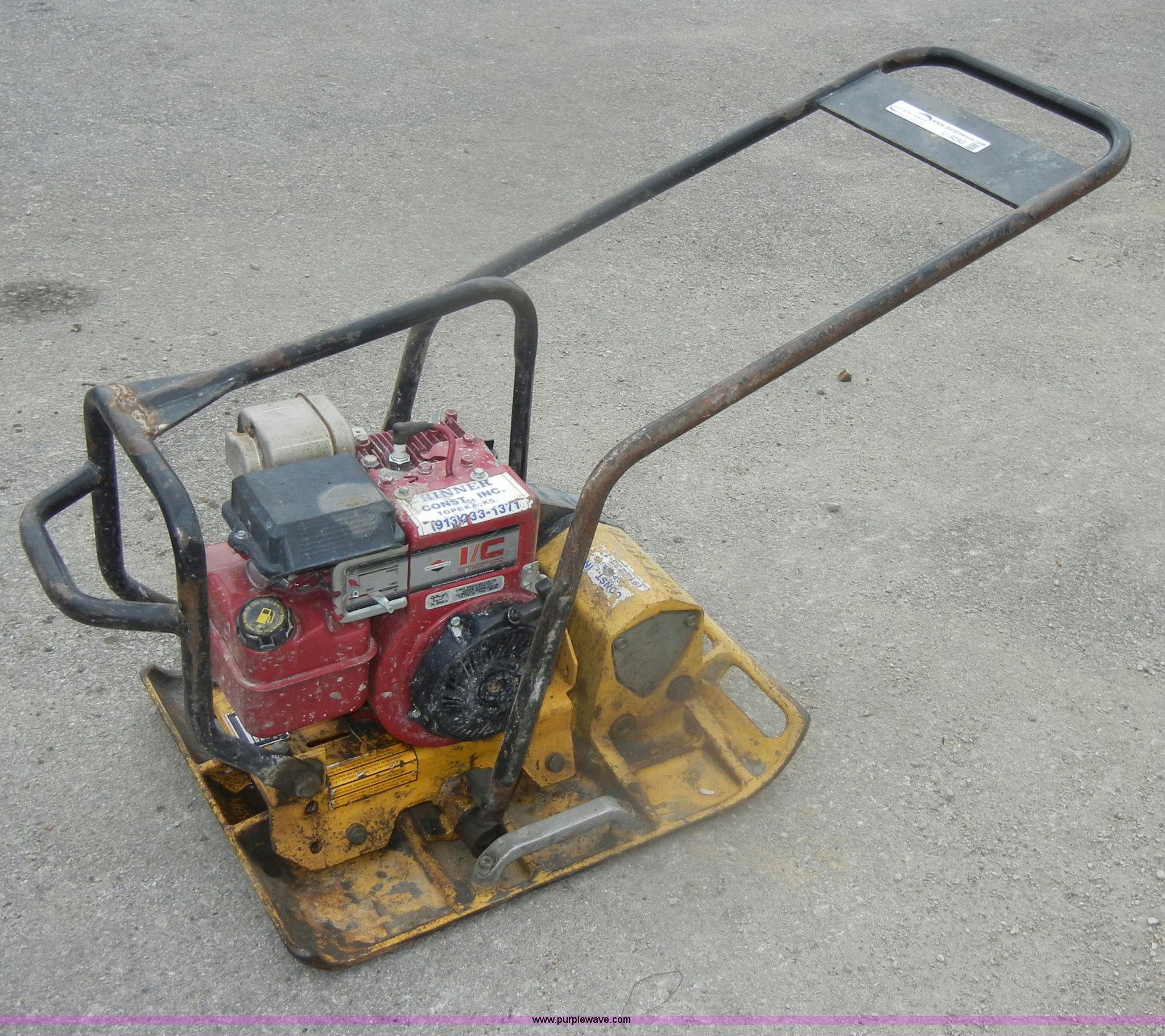 Wacker VPB1750 concrete plate packer in Topeka, KS | Item U9293 sold ...