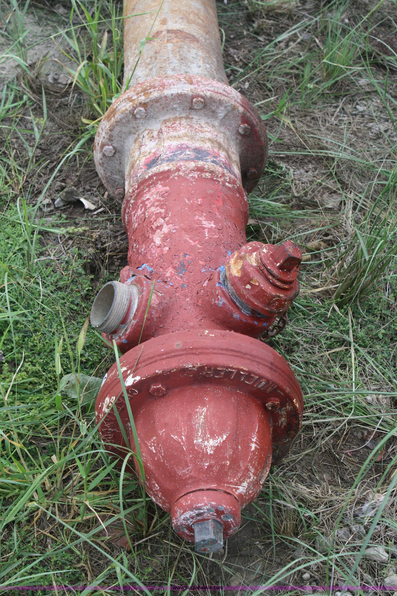 1952 Mueller fire hydrant in Sabetha, KS | Item K9852 sold | Purple Wave