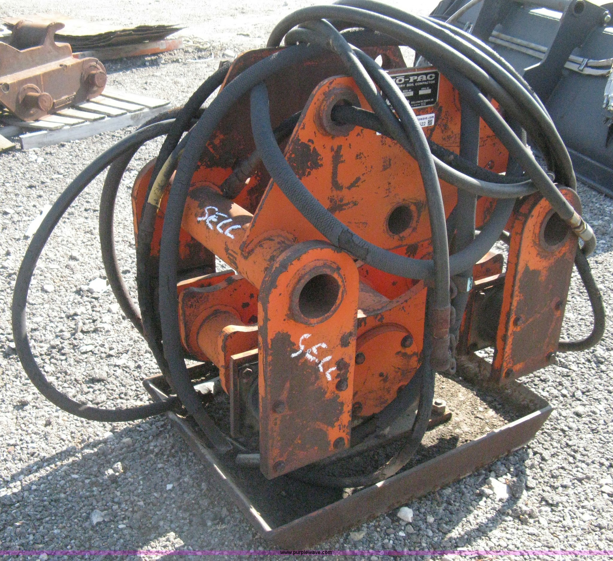 Allied Ho-Pac 9700 vibratory soil compactor in Wichita, KS | Item R9622 ...