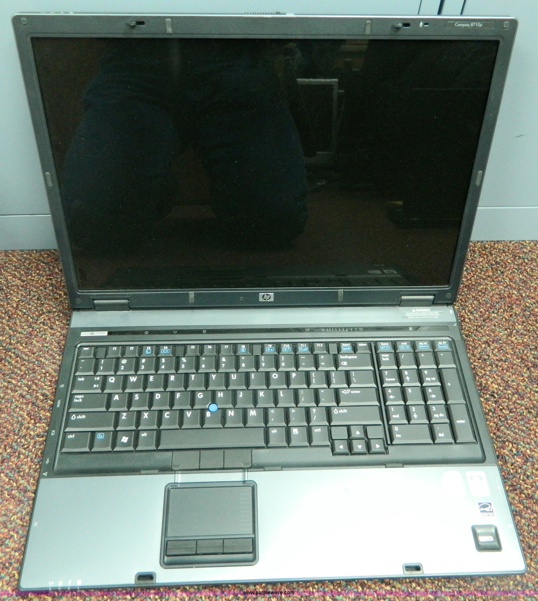 (2) HP 8710P laptop computers in Norton, KS | Item G4881 sold | Purple Wave